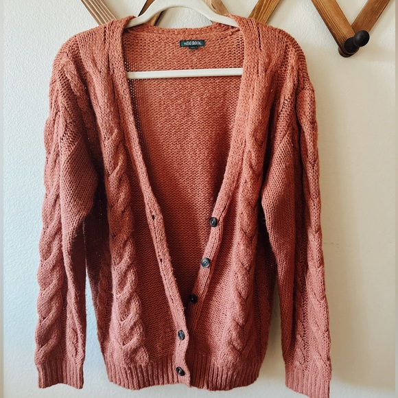 wild fable | Sweaters | Wild Fable Pinkpeach Chunky Knit Sweater | Poshmark